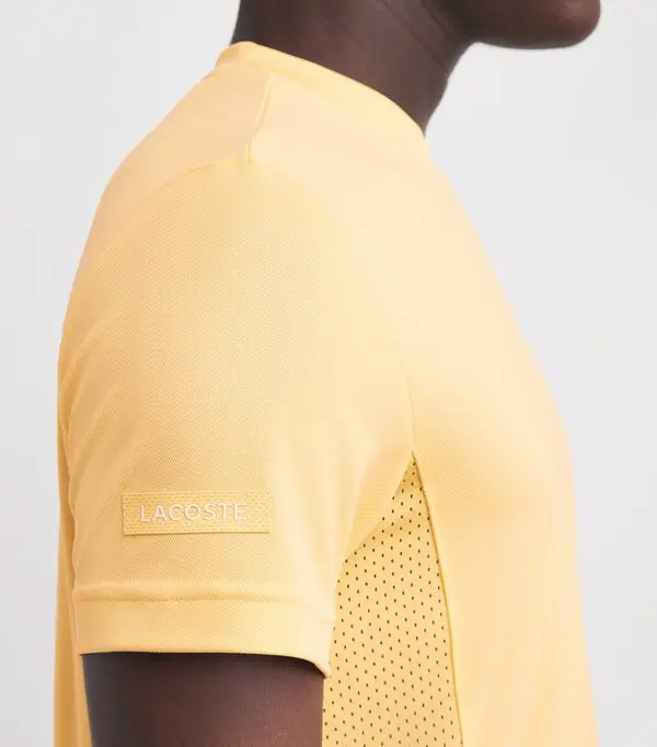 Lacoste Technical Logo T-shirt - Yellow