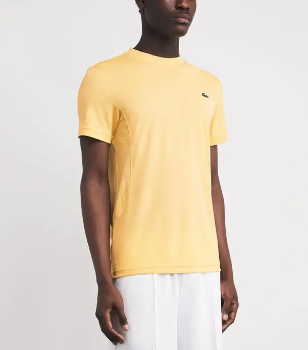 Lacoste Technical Logo T-shirt - Yellow