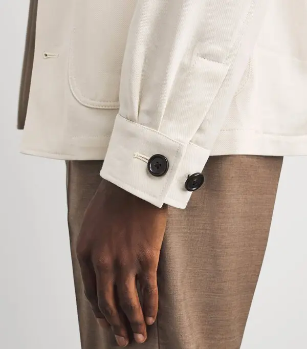Corneliani Cotton-cashmere Overshirt - Beige