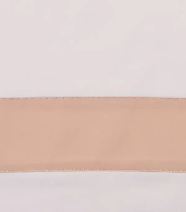 Frette Cotton Breeze Border King Duvet Cover - Pink