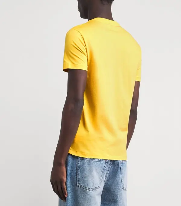 Polo Ralph Lauren Cotton Custom-fit Polo Pony T-shirt - Yellow