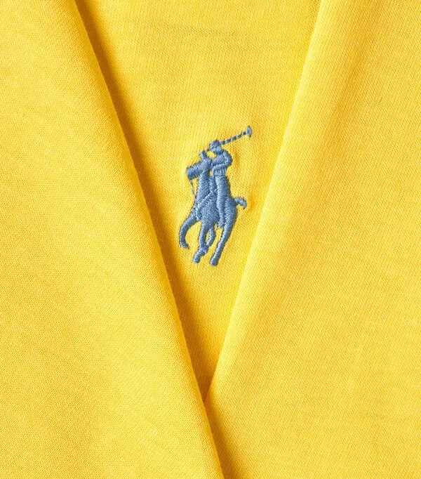 Polo Ralph Lauren Cotton Custom-fit Polo Pony T-shirt - Yellow