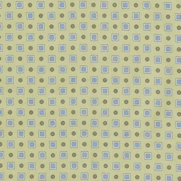 Eton Silk Floral Medallion Pocket Square - Yellow