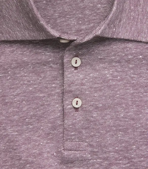 Eton Cotton Polo Shirt - Purple