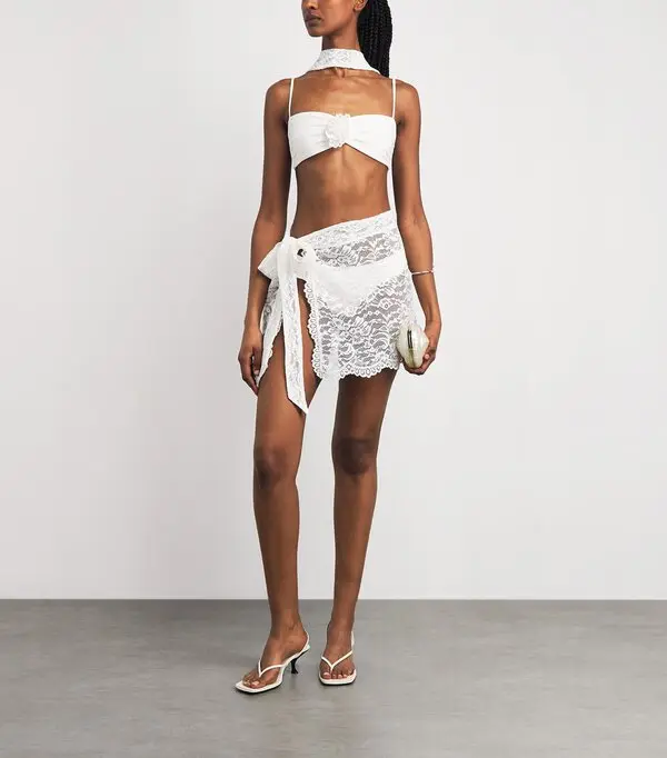 AWAY THAT DAY Cannes Bikini Bottom - White