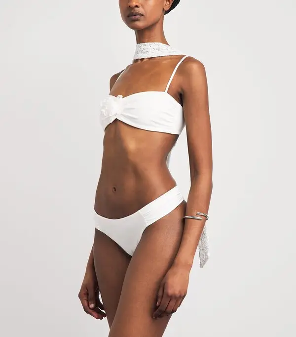 AWAY THAT DAY Cannes Bikini Bottom - White