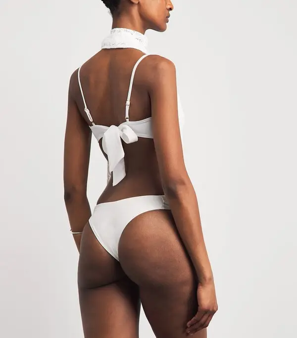 AWAY THAT DAY Cannes Bikini Bottom - White