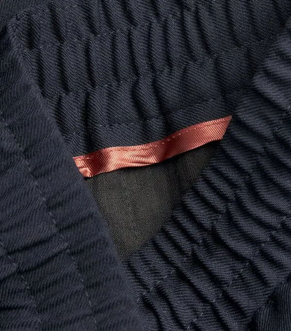 Paul Smith Wool Drawstring Trousers - Blue