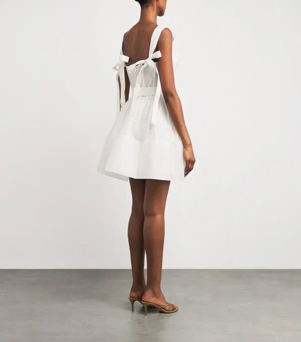 Zimmermann Linen-silk Belted Mini Dress