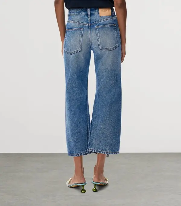 Loewe X Paula's Ibiza Split-leg Flared Jeans