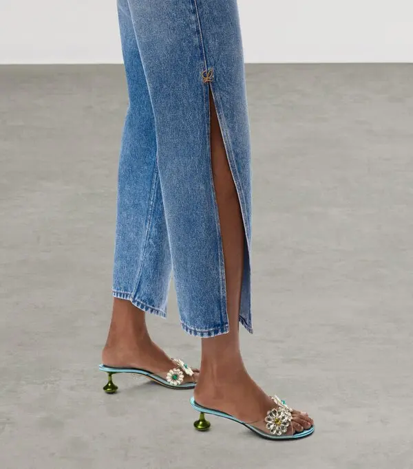 Loewe X Paula's Ibiza Split-leg Flared Jeans