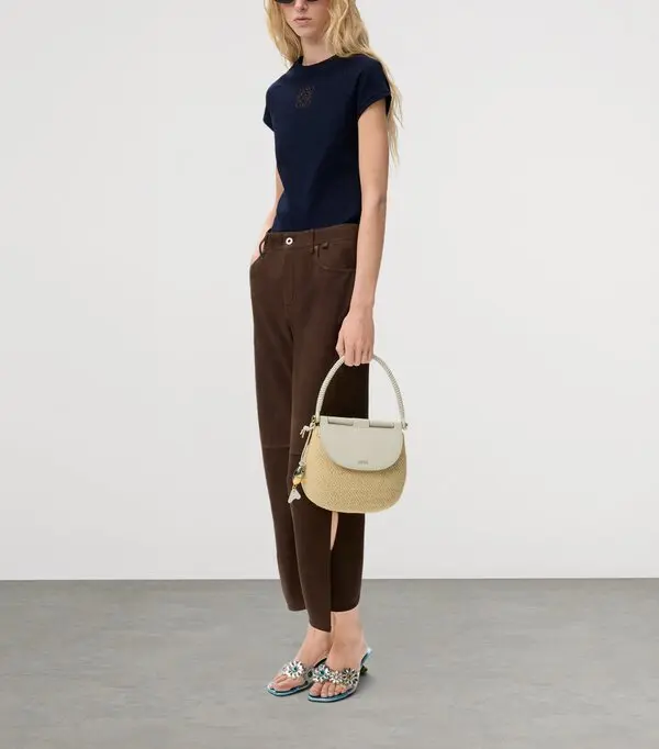 Loewe X Paula's Ibiza Cotton-blend T-shirt - Navy