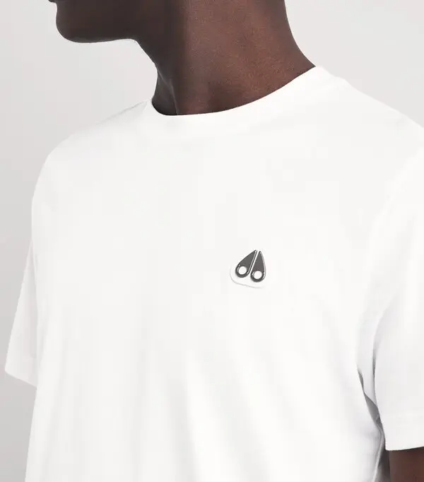 Moose Knuckles Cotton Crescent T-shirt - White