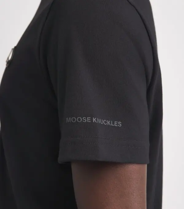 Moose Knuckles Cotton Crescent T-shirt - Black