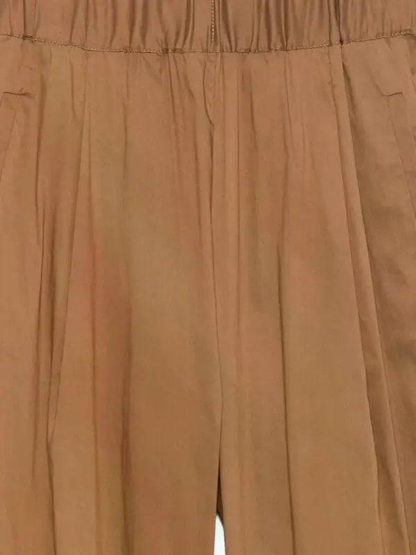 SEMICOUTURE Elasticated-waistband Trousers - Brown