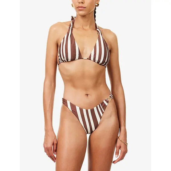 Seafolly Coastline Striped Bikini Bottoms