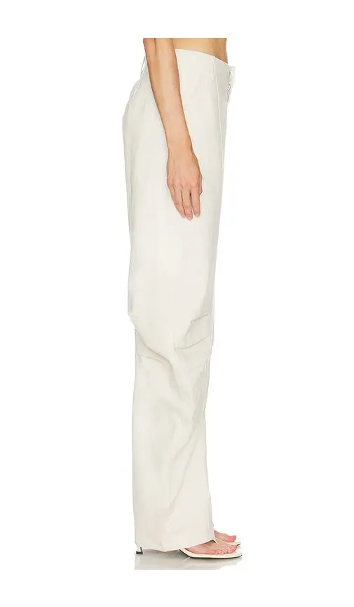 ROTATE BY BIRGER CHRISTENSEN Linen Blend Suiting Pants