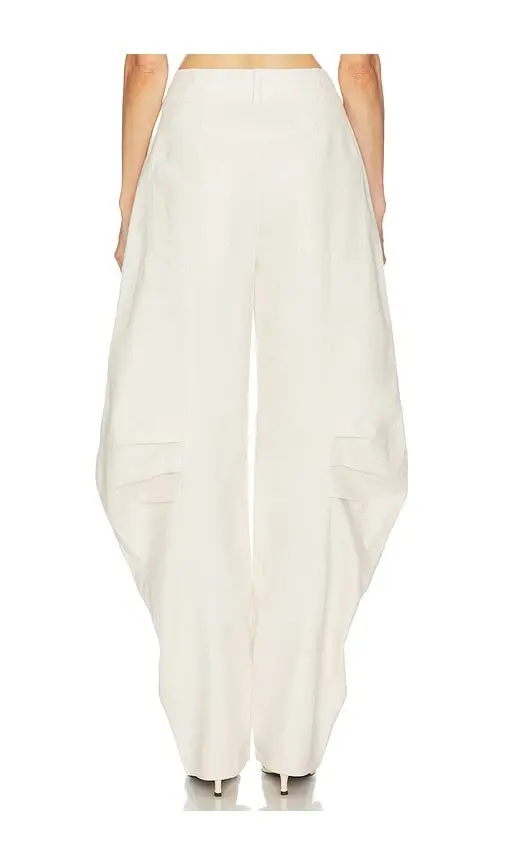 ROTATE BY BIRGER CHRISTENSEN Linen Blend Suiting Pants