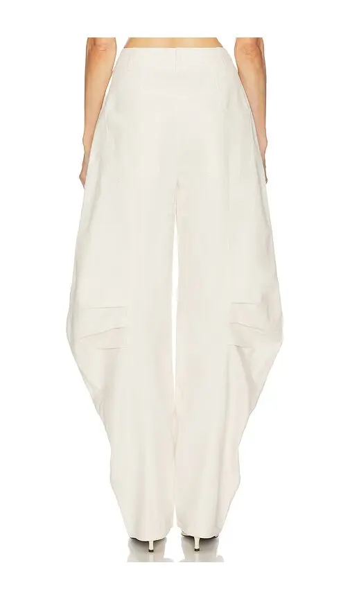 ROTATE BY BIRGER CHRISTENSEN Linen Suiting Pants