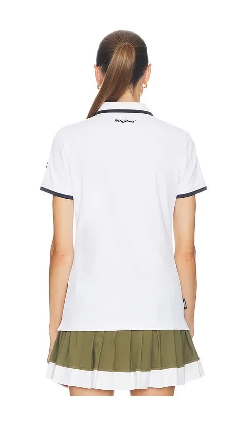 KHALHON Short Sleeve Performance Polo Top