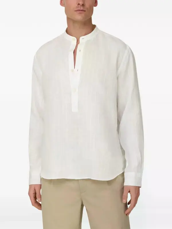 Boggi Milano Regular Fit Linen Shirt