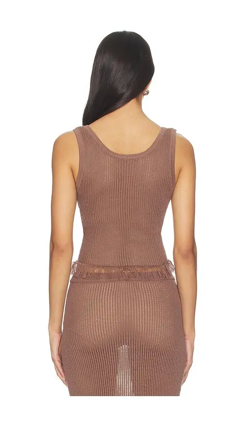 SNDYS. Priya Crochet Top