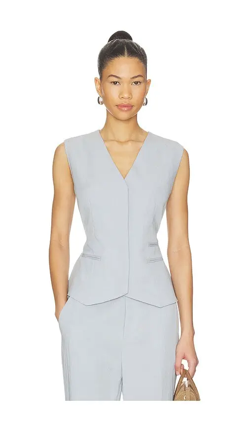 Rue Sophie Lan Vest - Baby Blue