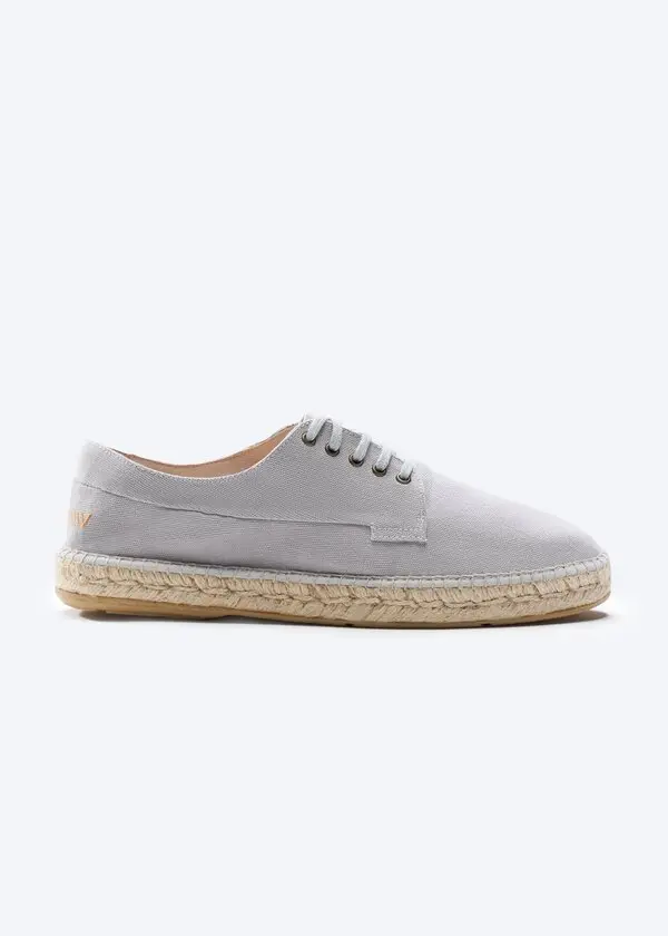 VISCATA Pol Canvas Espadrilles - Ash Grey