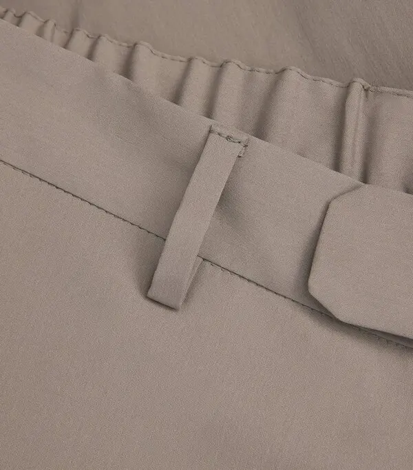 Corneliani Techwool Straight Trousers - Beige