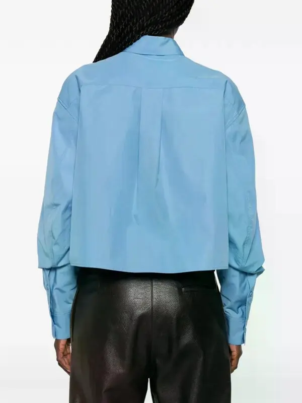 Loewe Anagram-embroidered Shirt - Blue
