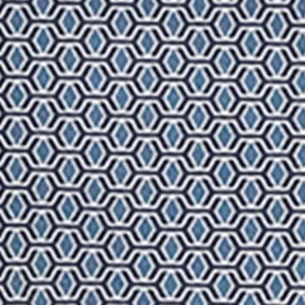 Eton Silk Geometric Neck Tie - Navy