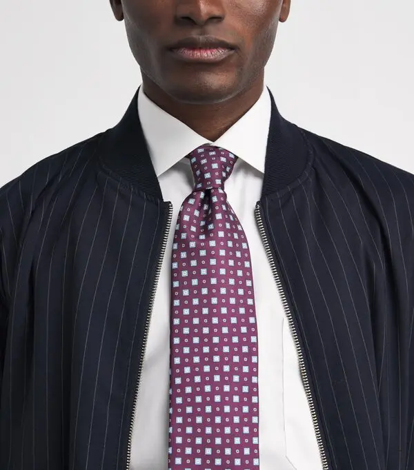 Eton Silk Jacquard Neck Tie