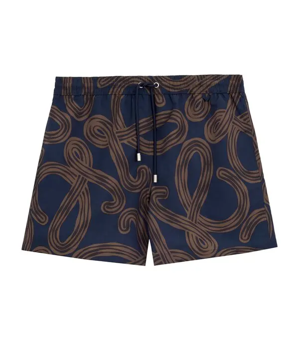 Loewe X Paula’s Ibiza Anagram Swim Shorts - Navy