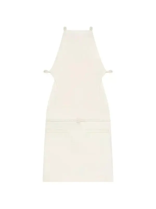 COURREGES Belted Mini Dress - Neutrals