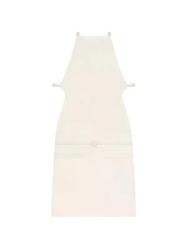 COURREGES Belted Mini Dress - Neutrals