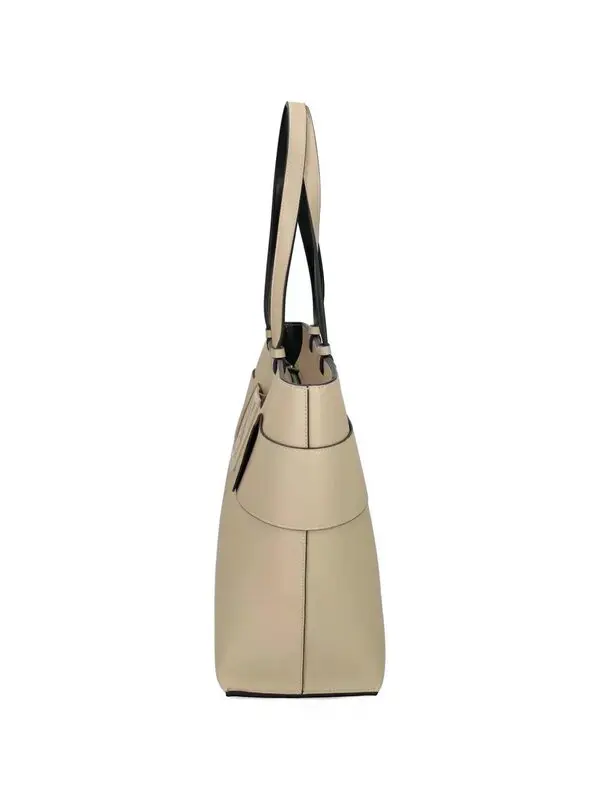 Armani Exchange Logo-plaque Tote Bag - Neutrals