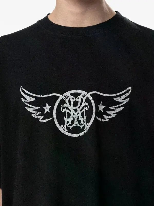 KAMIYA Graphic-print T-shirt - Black