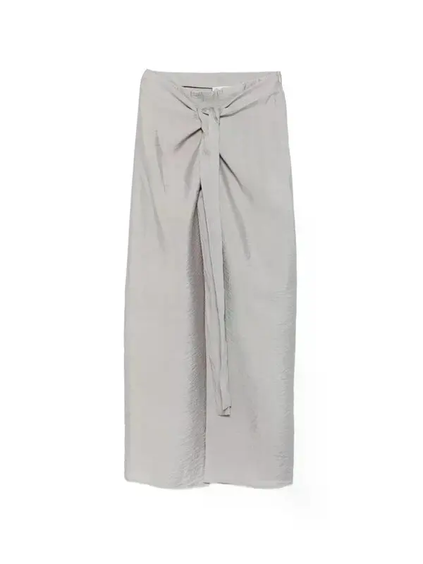 RAME Tie-detail Midi Skirt