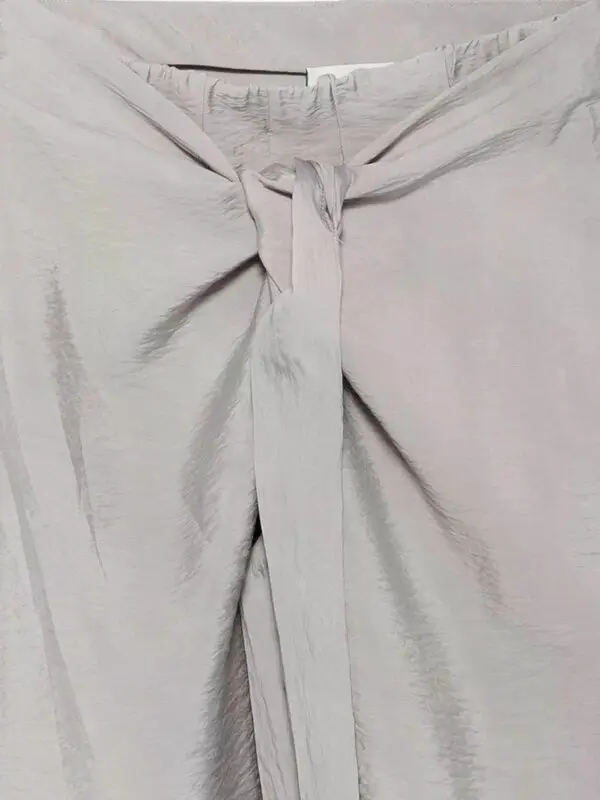 RAME Tie-detail Midi Skirt