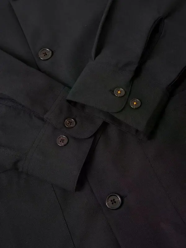 Universal Works Patch-pocket Overshirt - Black