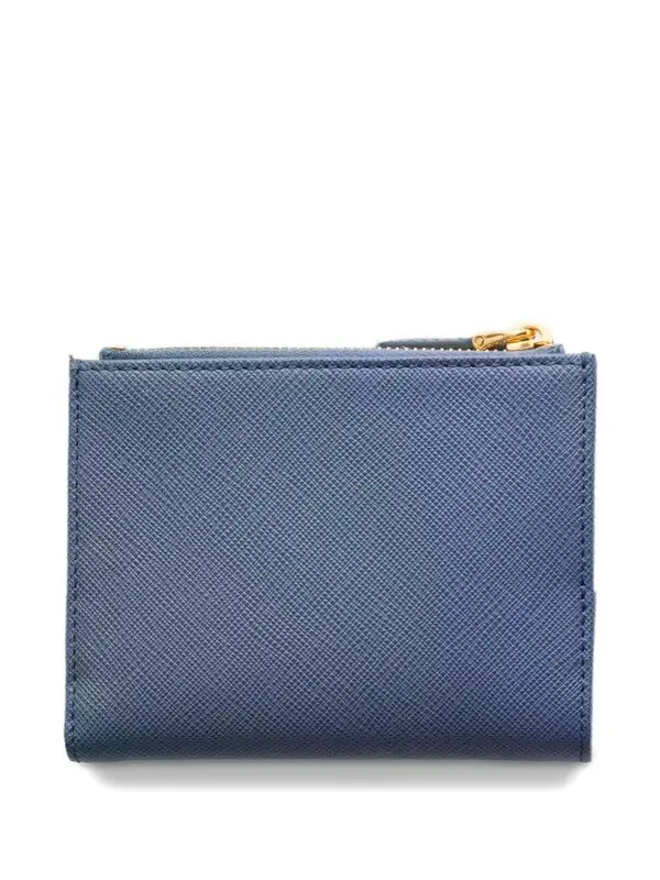 Prada Small Saffiano Leather Wallet - Blue