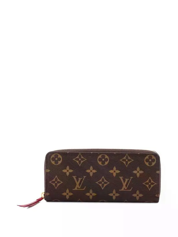 LOUIS VUITTON Clemence Wallet Monogram Canvas Small Wallets - Brown
