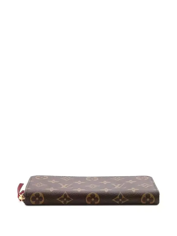 LOUIS VUITTON Clemence Wallet Monogram Canvas Small Wallets