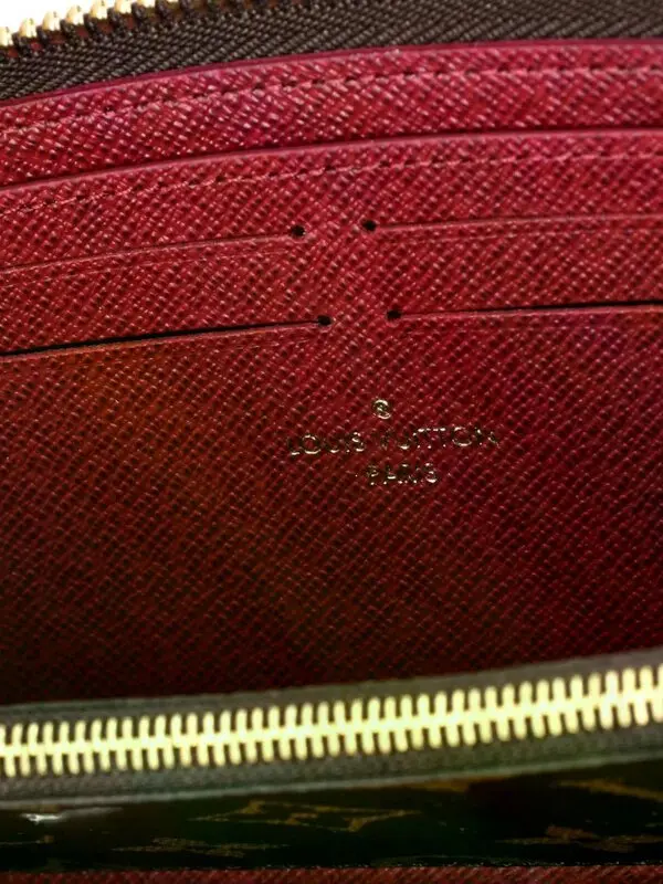 LOUIS VUITTON Clemence Wallet Monogram Canvas Small Wallets
