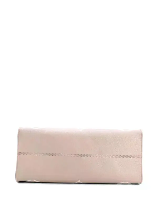 LOUIS VUITTON Onthego Tote Bicolor Monogram Empreinte Giant Mm Shoulder Bag - Neutrals