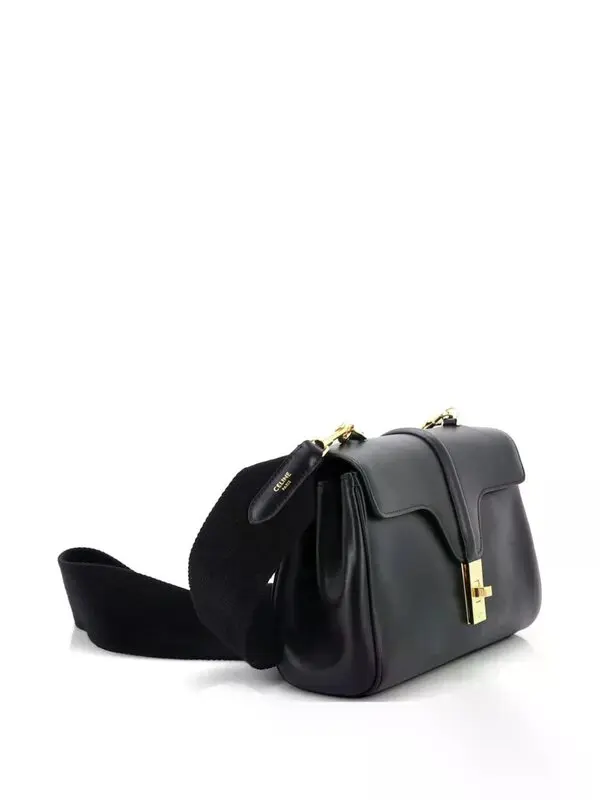 Celine Soft 16 Teen Shoulder Bag Smooth Calfskin - Black