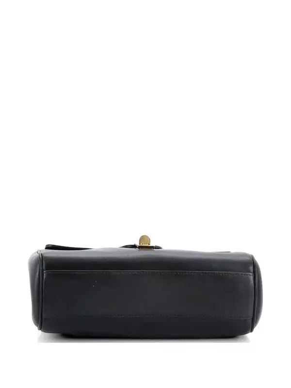 Celine Soft 16 Teen Shoulder Bag Smooth Calfskin - Black