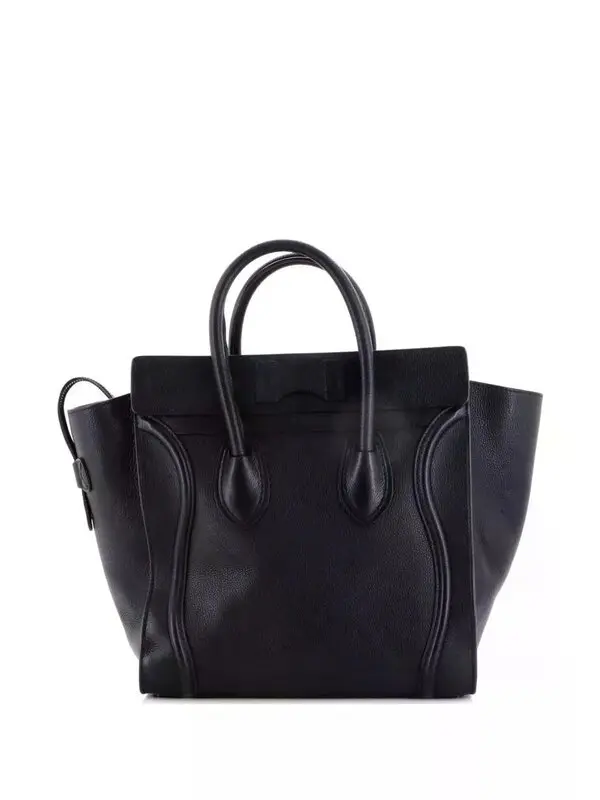 Celine Luggage Bag Grainy Leather Mini Tote
