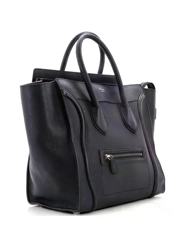 Celine Luggage Bag Grainy Leather Mini Tote