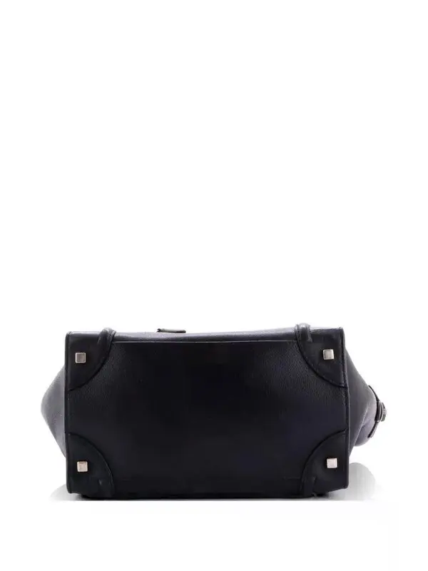Celine Luggage Bag Grainy Leather Mini Tote